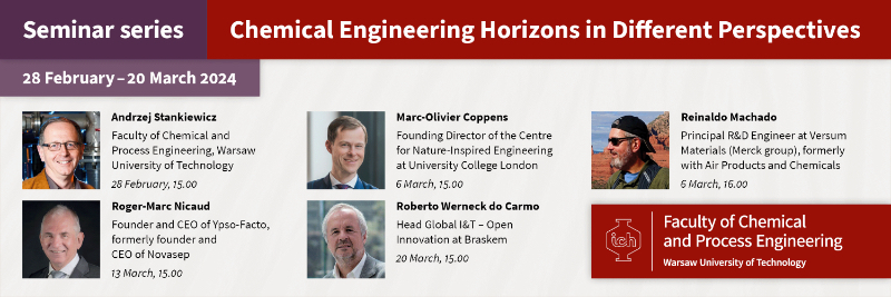 Seminar series "Chemical Engineering Horizons in Different Perspectives ...